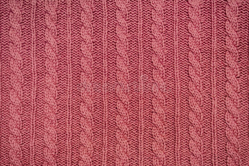 Red Knitted Patten Fabric Texture Stock Photo - Image of jersey, face ...