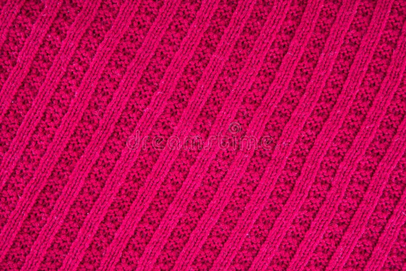 Red Knitted Scarf Texture Background Stock Image - Image of knitting ...
