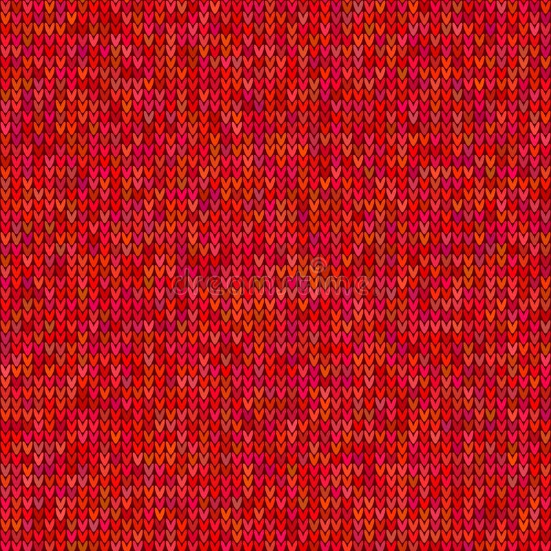Red Knitted Sweater Pattern Stock Vector - Illustration of embroidery ...