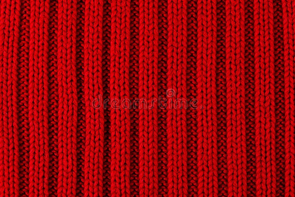 Red Knitted Texture Background Stock Photo - Image of panel, material ...