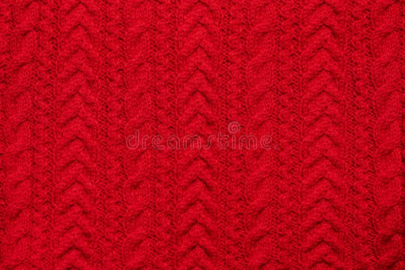 Red Knitted Textured Sweater Background with Pattern. Wallpaper ...