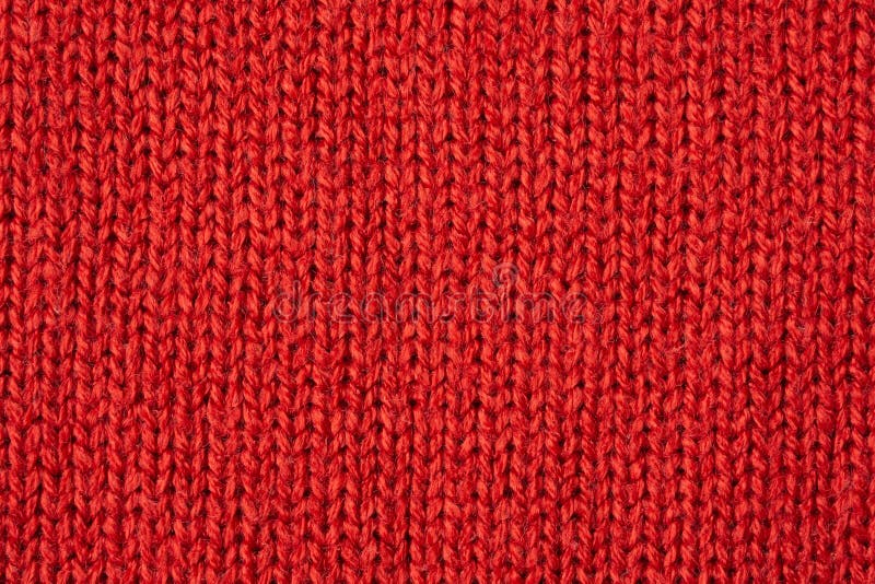 Red Knitted Wool Texture Background Stock Photo - Image of knit, soft ...