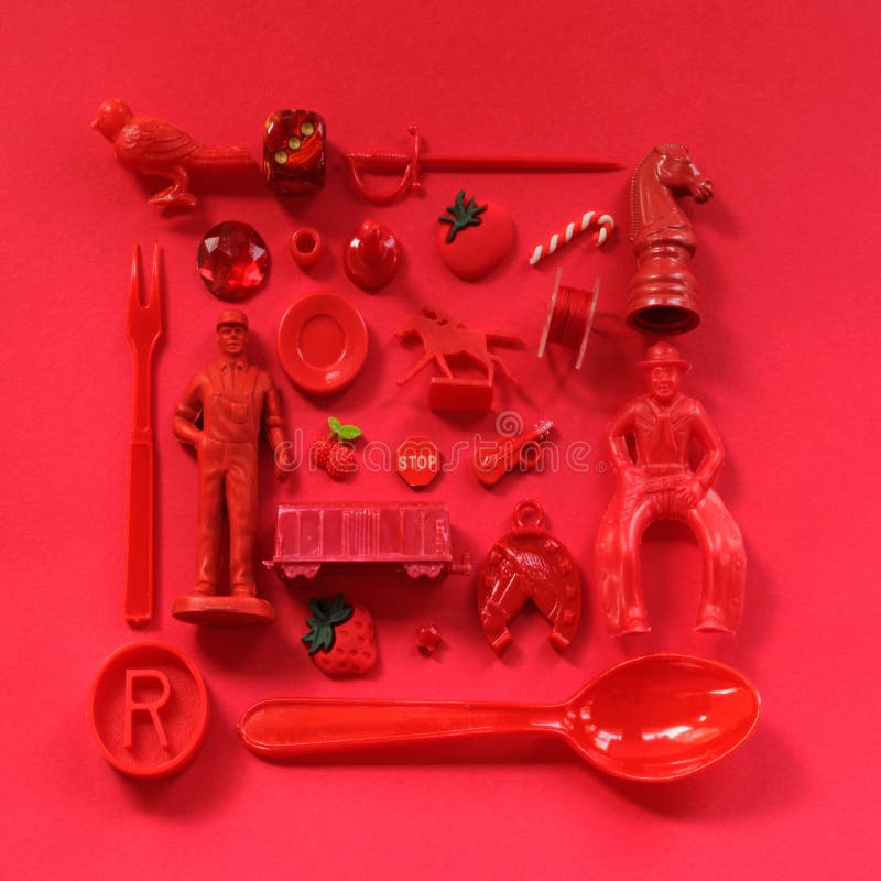 Red knolling concept stock image. Image of choice, knolling - 199397485