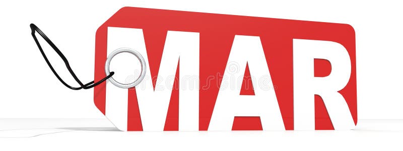 March Word Over Colorful Brush Strokes Background Stock Vector ...