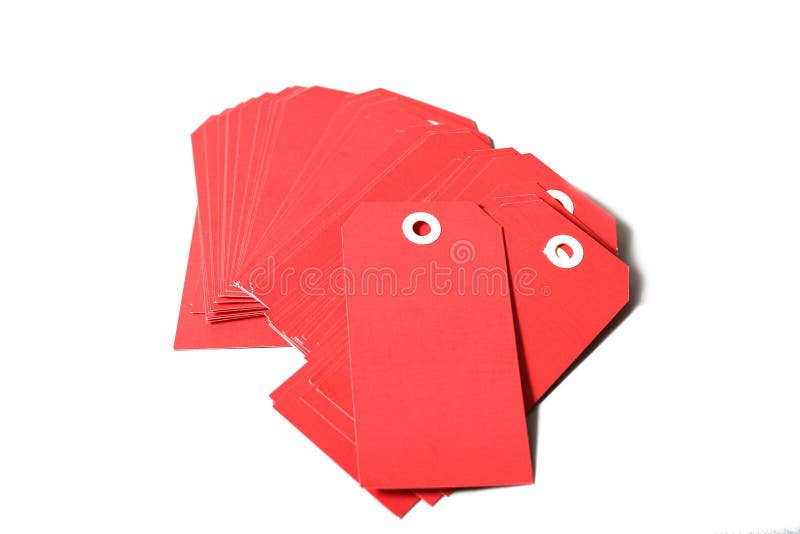 Red Labels stock photo. Image of sale, hang, business - 16344546