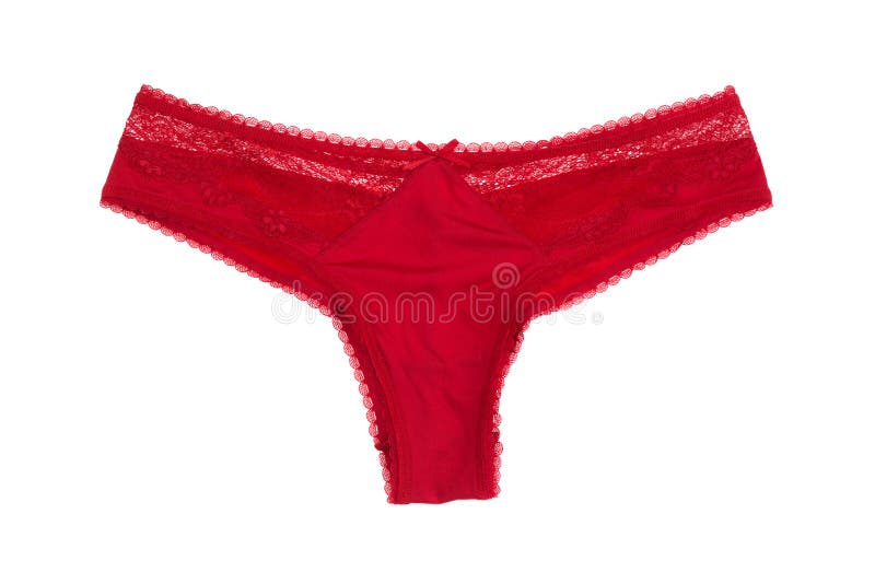 Red Lace Panties. Studio stock photo. Image of desire - 89768220