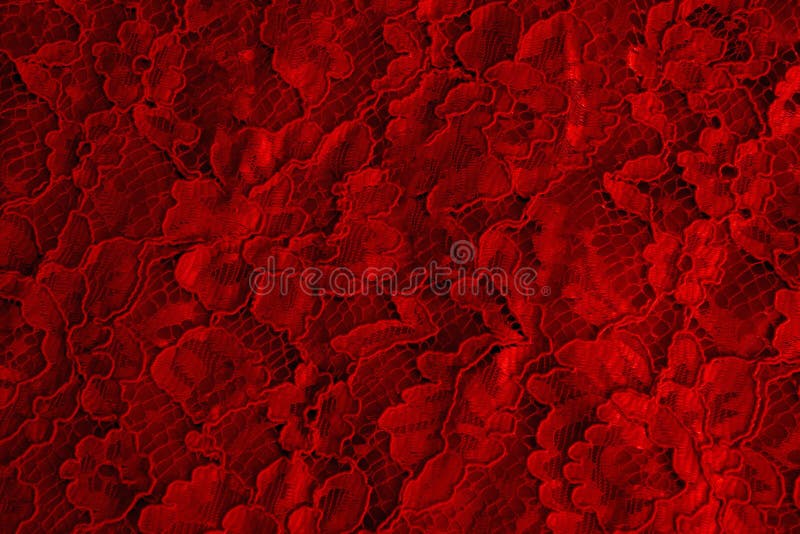Red Lace Background
