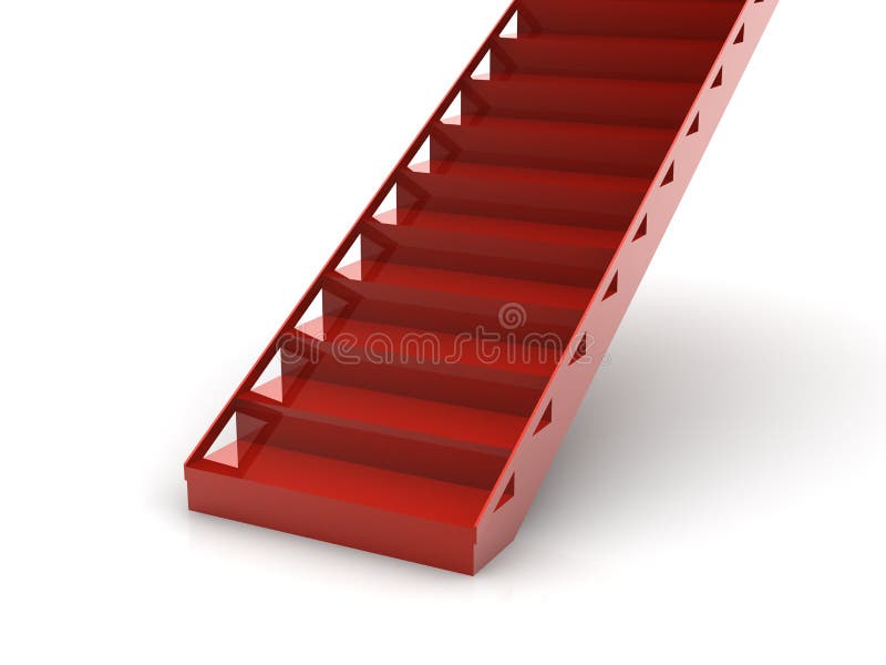 Red ladder stock illustration. Illustration of graphic - 46187619