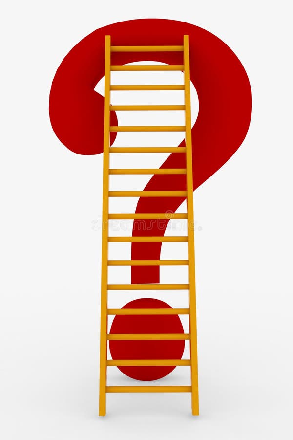 Question Mark Ladder Stock Illustrations – 246 Question Mark Ladder ...