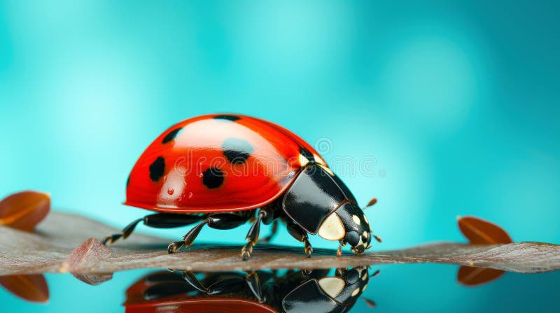 Ladybug Reflecting Stock Illustrations – 39 Ladybug Reflecting Stock ...