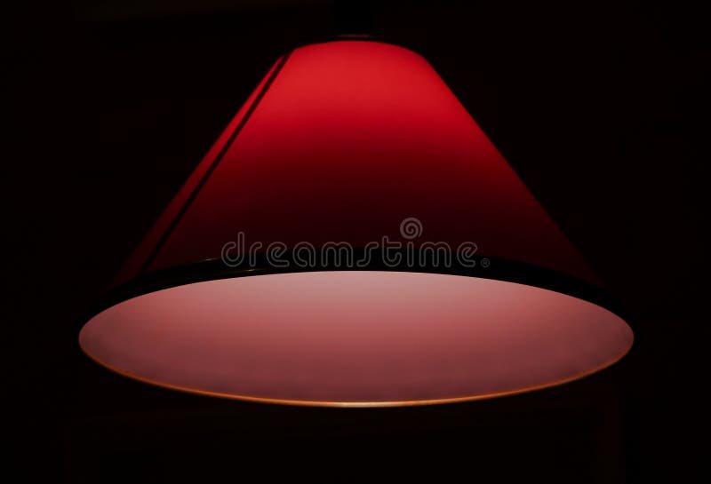 Red lamp isolated on black stock photo. Image of intersection - 154852030