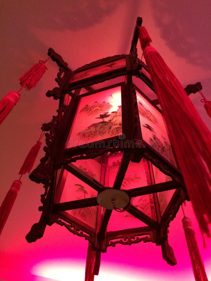 Red lamp wallpapper stock photo. Image of wallpapper - 165761234