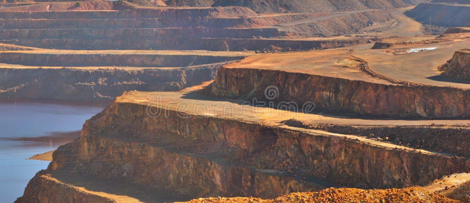 Copper Mine stock photo. Image of mining, mineral, yellow - 387438