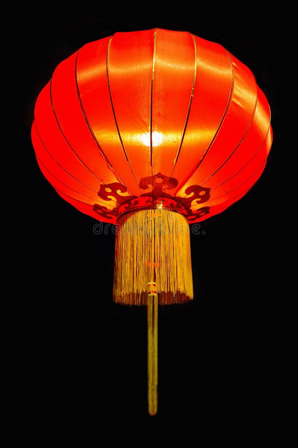Red lantern stock photo. Image of fire, dark, atmosphere - 27197608