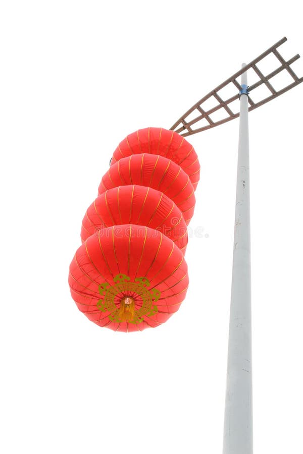 Red lantern stock photo. Image of hang, isolated, culture - 29614306