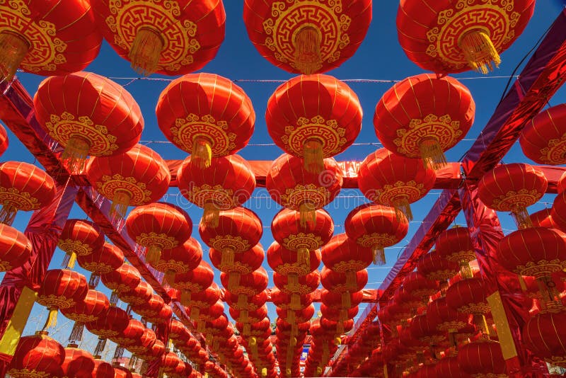 Red lantern stock image. Image of east, peaceful, hang - 136815523