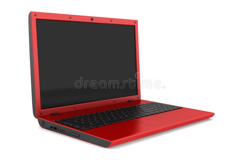 Stylized laptop, II stock illustration. Illustration of type - 19620