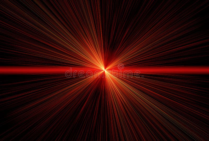 Red laser beams stock illustration. Illustration of flash - 28619230