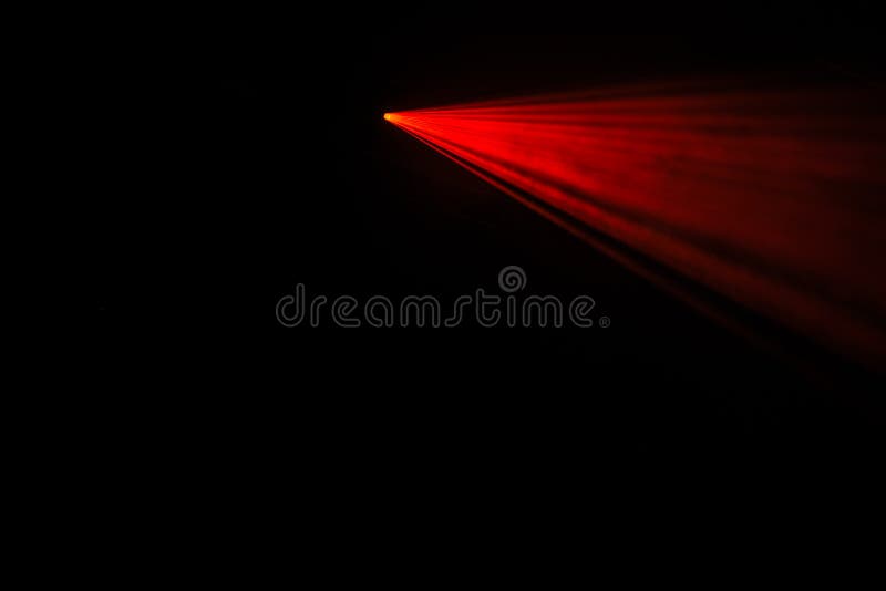Red Laser Beams in the Dark Stock Image - Image of beams, dreamy: 135483645
