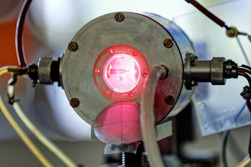 Red laser in laboratory stock image. Image of field, equipment - 55575397