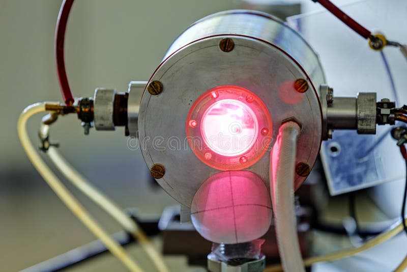 Red laser in laboratory stock photo. Image of optical - 55575490