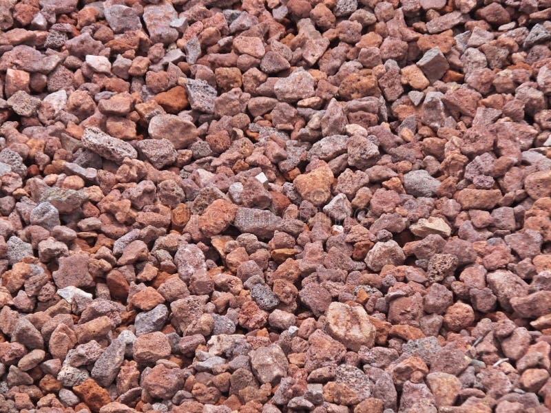 Red Lava stone garden stock photo. Image of reclaimed - 53725582