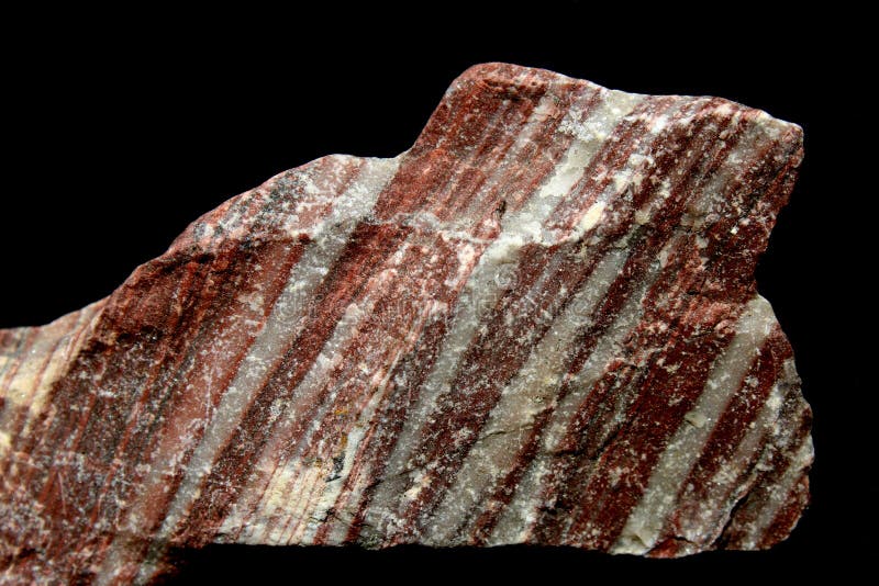 Red layered rock stock photo. Image of calcite, minerals - 89900012