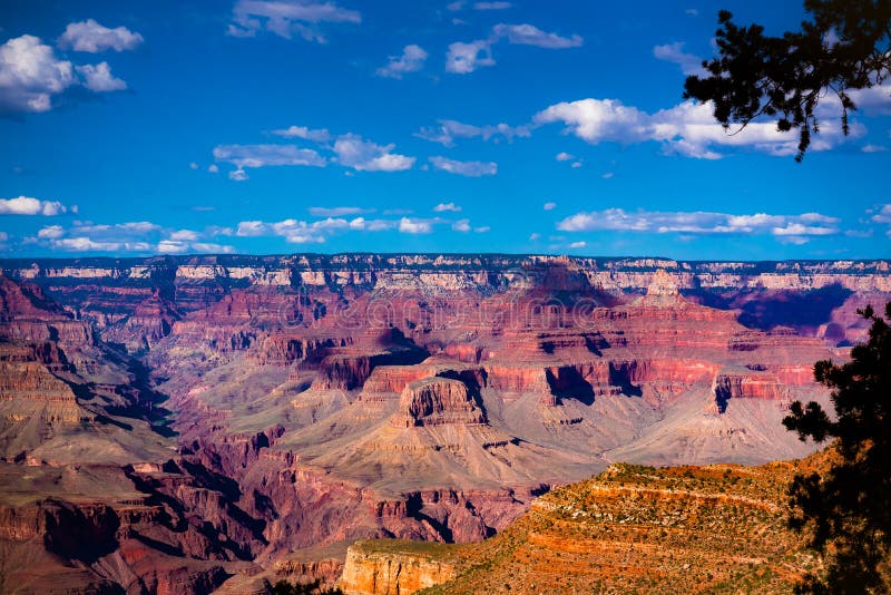 Red Layers of the Grand Canyon Stock Photo - Image of outdoors, desert ...