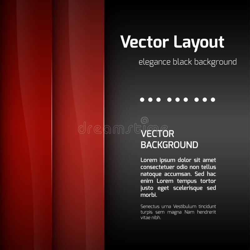 Red Layout stock vector. Illustration of presentation - 51183893