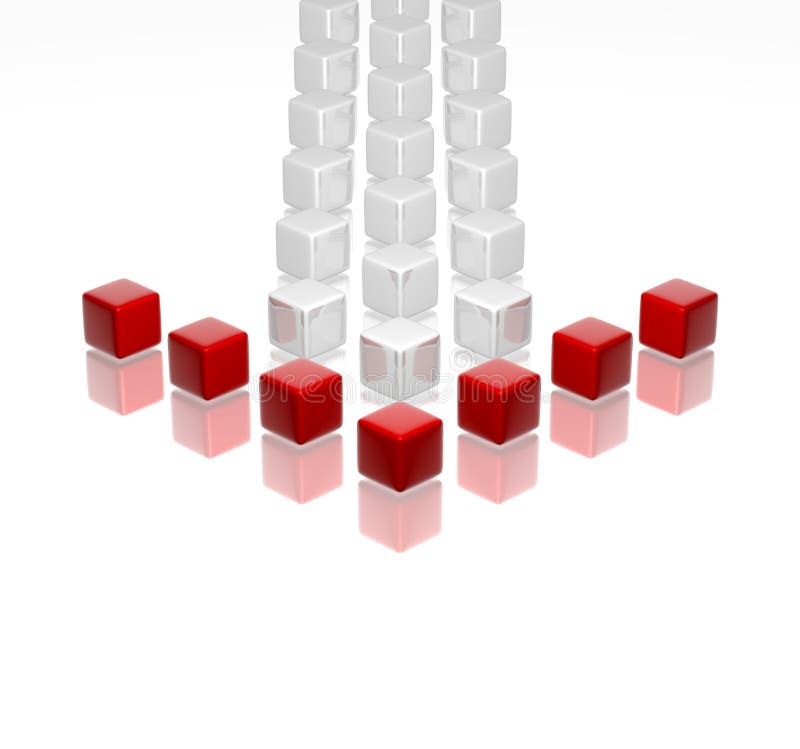 Red leader stock illustration. Illustration of progress - 16809116