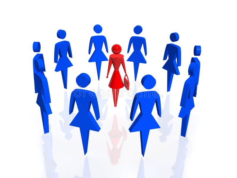 The red leader stock illustration. Illustration of beauty - 4422602