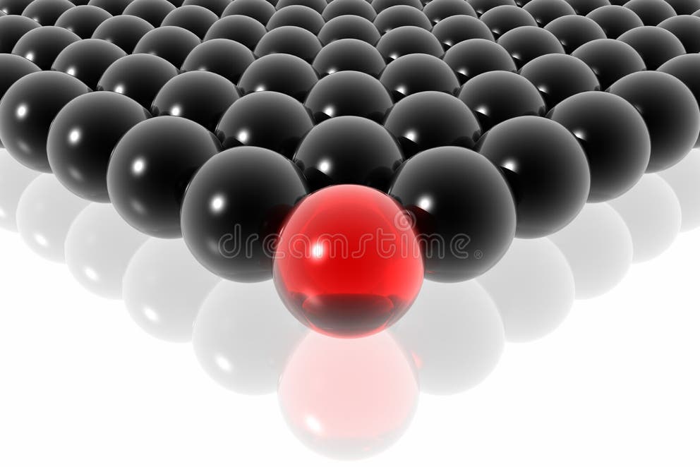 Red leadership stock illustration. Illustration of success - 7247296