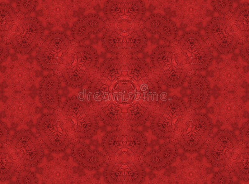 Red leaf abstract pattern stock illustration. Illustration of design ...