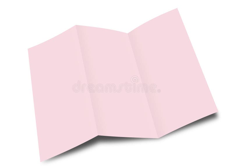 Red Leaflet Against White Background Stock Illustration - Illustration ...