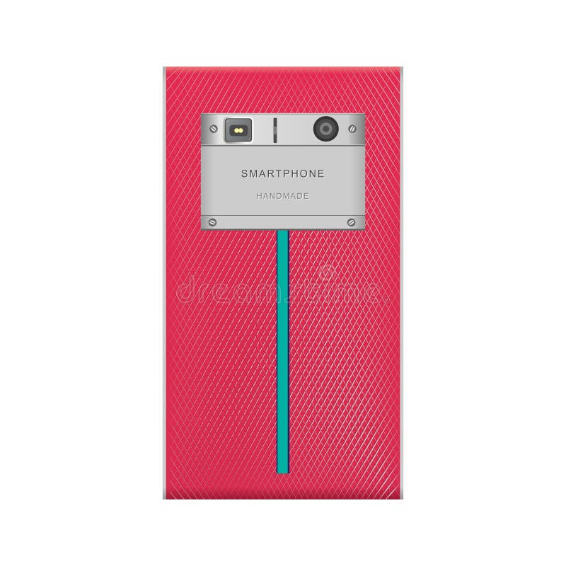 Red Leather Cover Smartphone Stock Photo - Image of exotic, color: 56445992