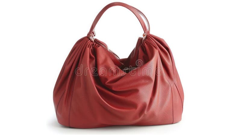 Red Leather Hobo Bag with Elegant Design for a Chic, Everyday Look ...