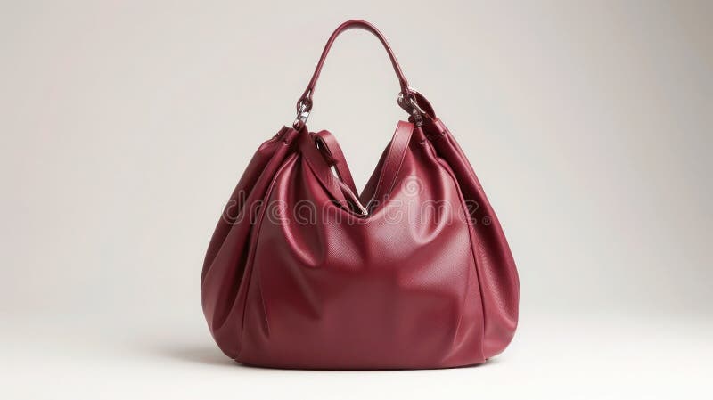 Red Leather Hobo Bag with Elegant Design for a Chic, Everyday Look ...