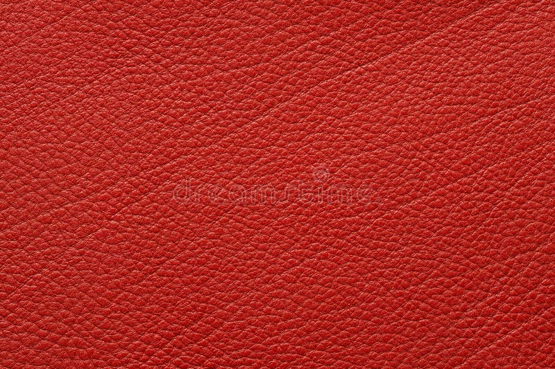 Red Leather Background, Texture of Bright Cowhide Stock Image - Image ...