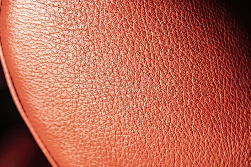 Red leather texture stock photo. Image of closeup, macro - 261260416