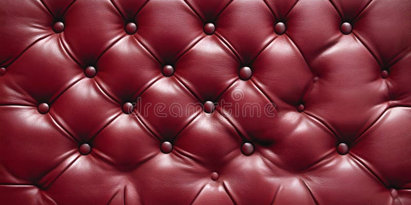 Red Leather Upholstery Texture with Buttons Stock Illustration ...