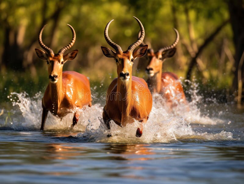 Lechwe Stock Illustrations – 53 Lechwe Stock Illustrations, Vectors ...