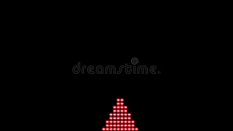 Red LED Arrow moving right stock footage. Video of black - 170292674