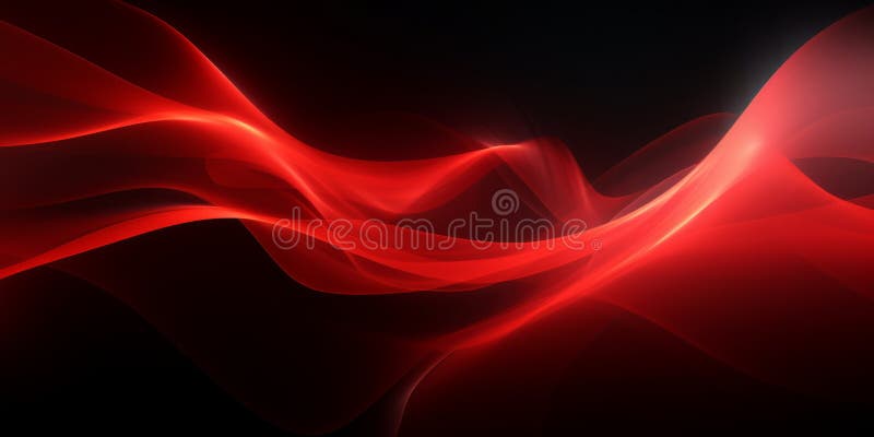 Red LED Creative Abstract Wavy Texture. Stock Illustration ...