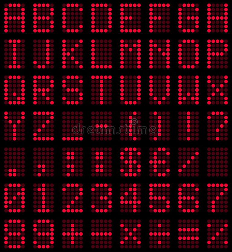 Scoreboard Font Stock Illustrations – 4,785 Scoreboard Font Stock ...