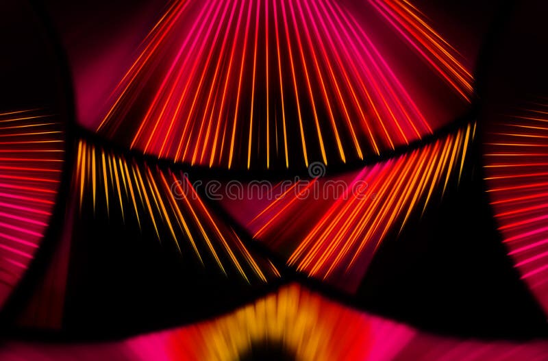 Red Led Light Rays Reflection on Cd Surface Stock Photo - Image of ...