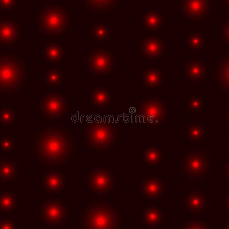 Red LED Lights on Dark Seamless Background Stock Vector - Illustration ...