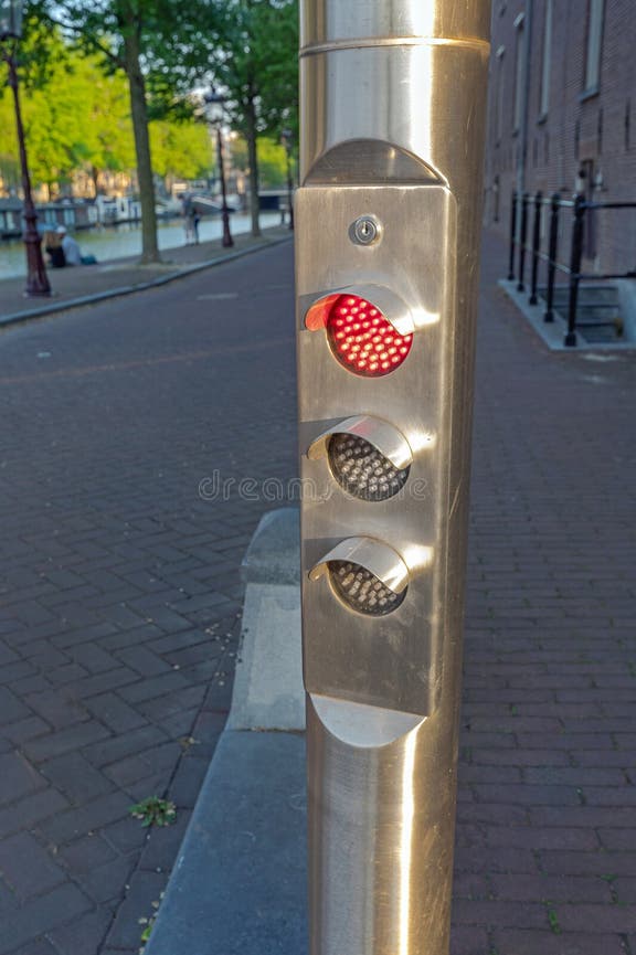 Red Led Traffic Light stock image. Image of exterior - 270673649