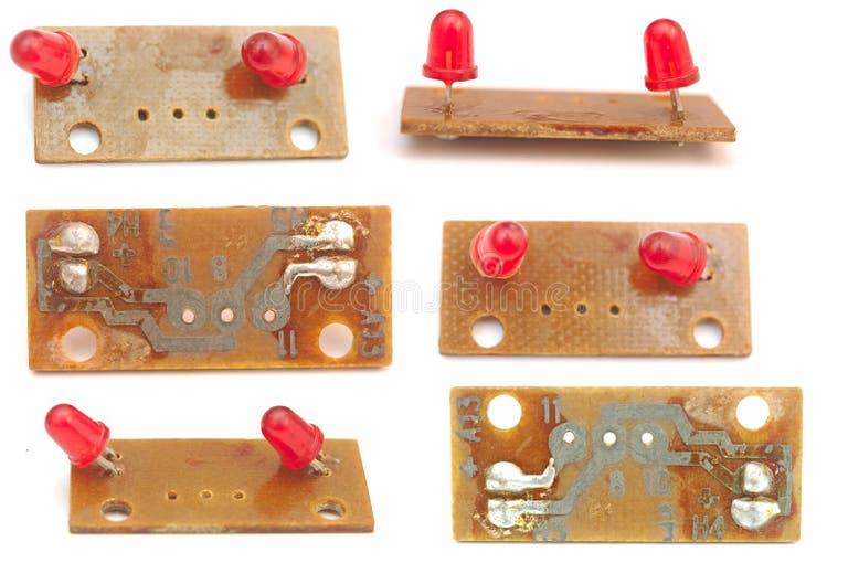 Red leds stock image. Image of diode, electronics, power - 34462809