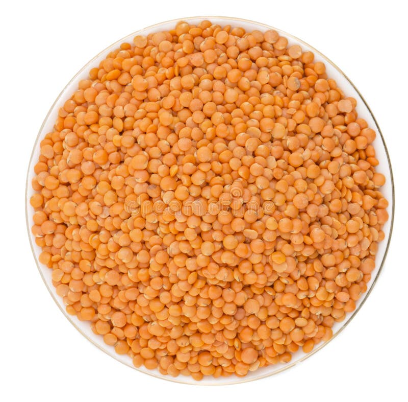Red Lentils or masoor Dal stock photo. Image of healthy - 105599832