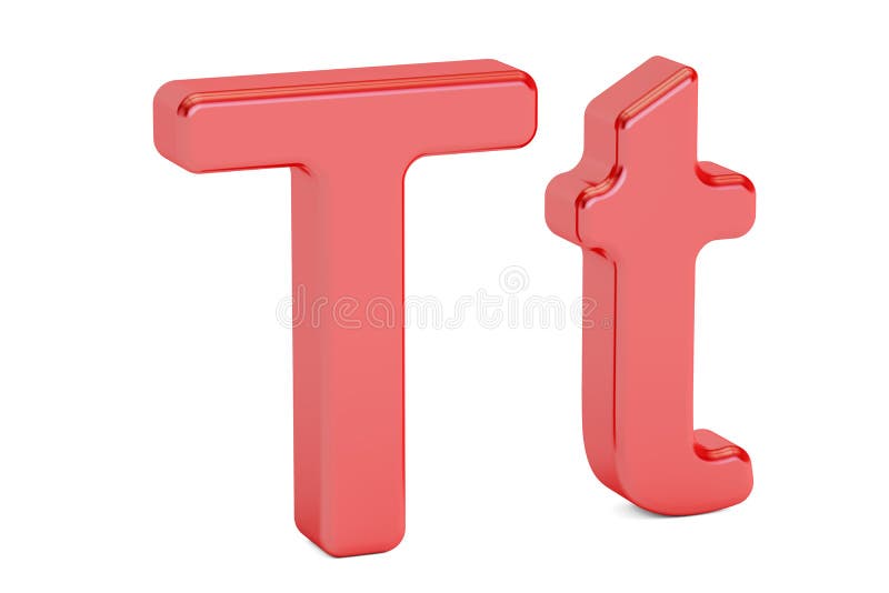 Red Letter T Alphabet 3d Rendering Stock Illustrations – 304 Red Letter ...
